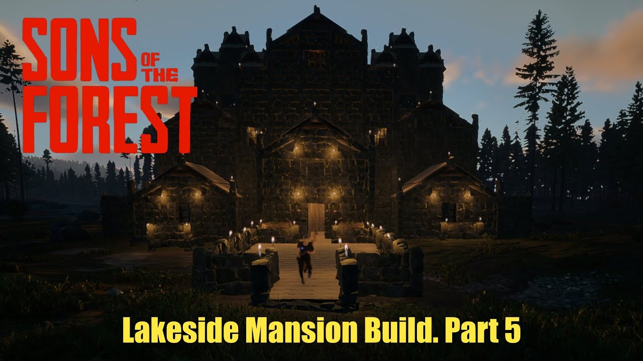 SOTF Lakeside Mansion Build. Part 5: Finishing the Main Roof and Pretty ...