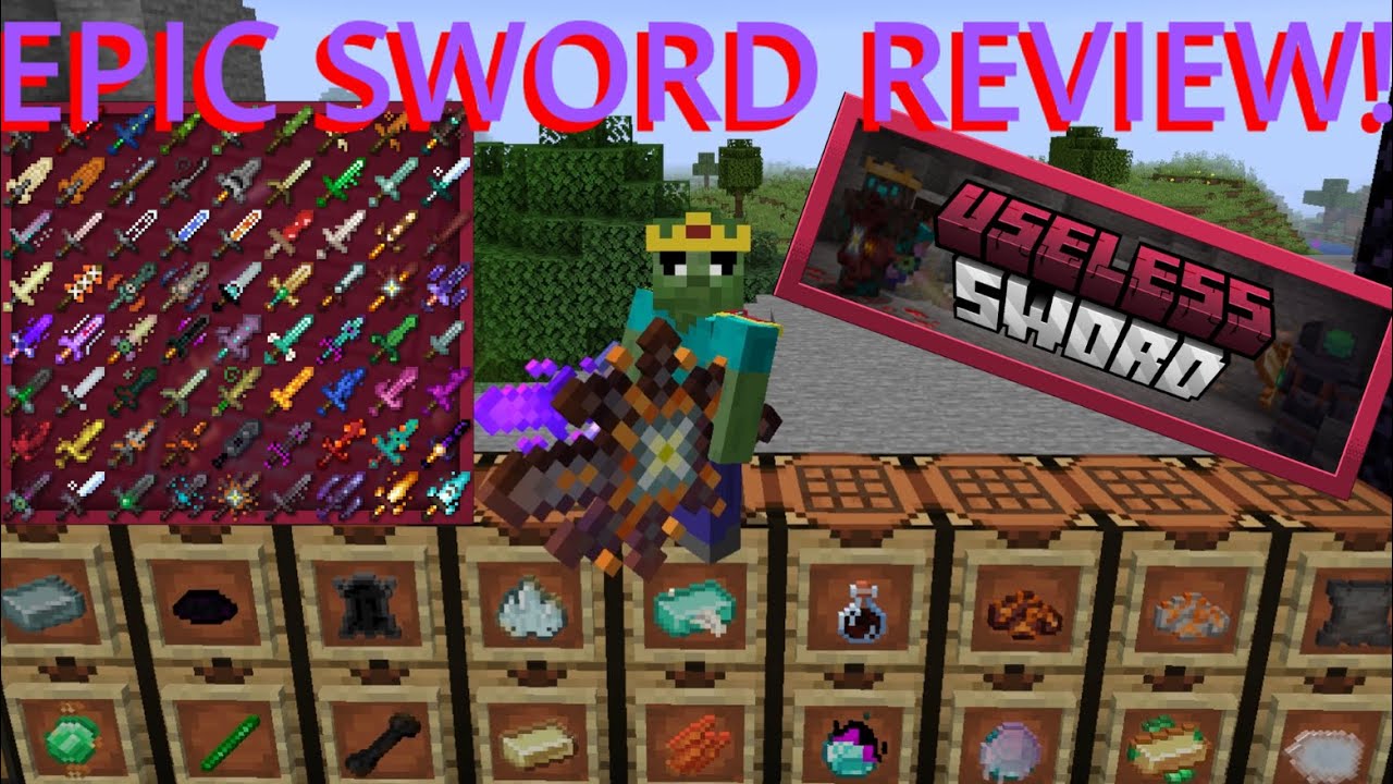 EPIC SWORDS OF RANDOMNESS- Mod Showcase- Useless Swords - YouTube