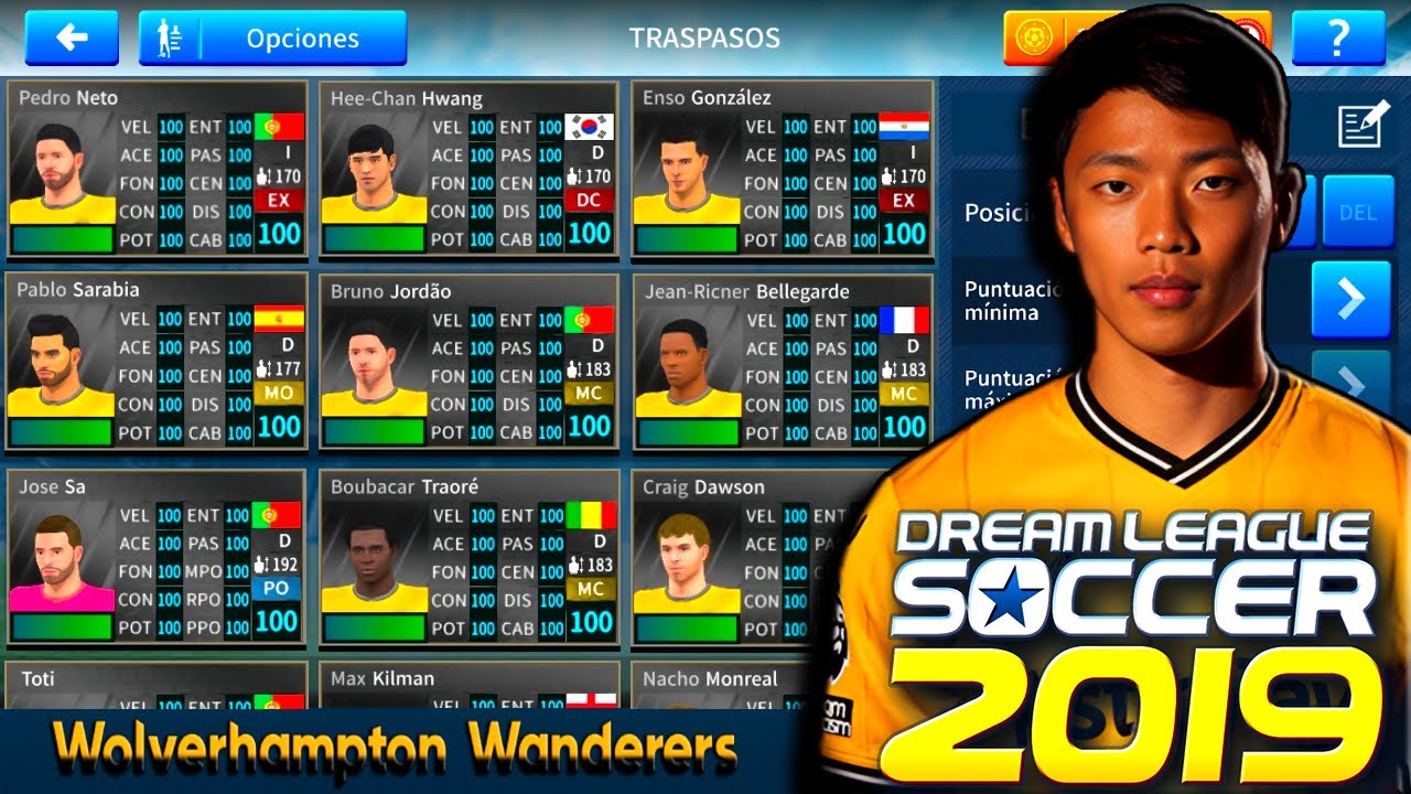 Plantilla de Wolverhampton Wanderers para el dls 2023-2024 (Dream ...