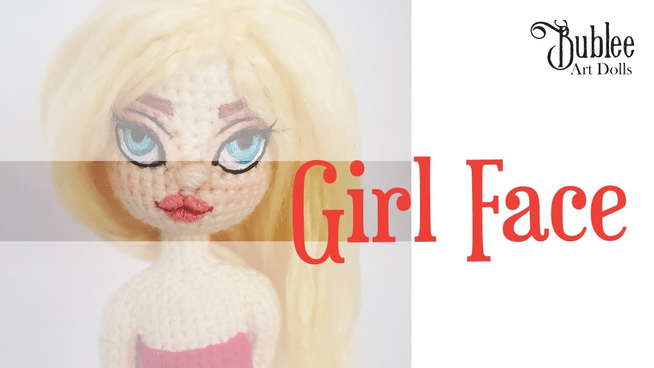 Face for Girl Dolls - Mouth and Nose - Tutorial - YouTube