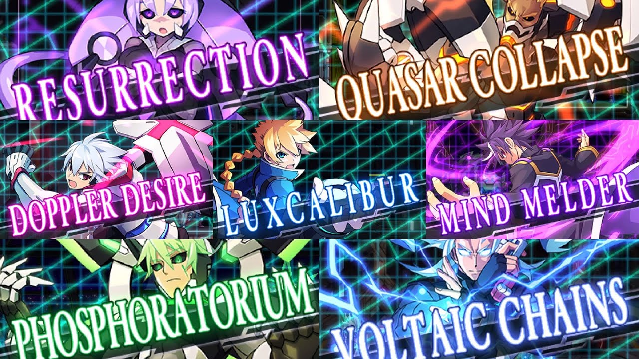 Azure Striker: Gunvolt All Player and Boss Skills - YouTube