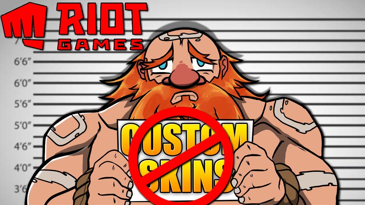 Riot is BANNING Custom Skins😢💔 - YouTube