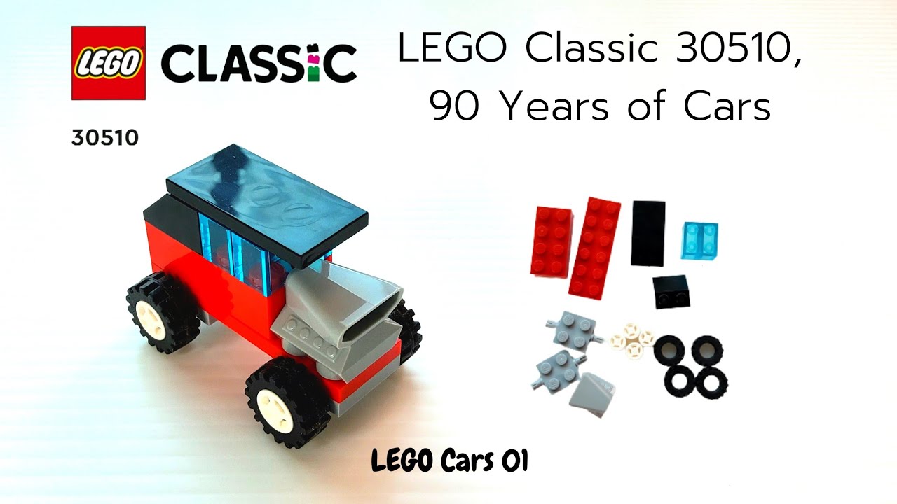 LEGO Car 01 | LEGO Classic 30510, 90 Years of Cars - YouTube