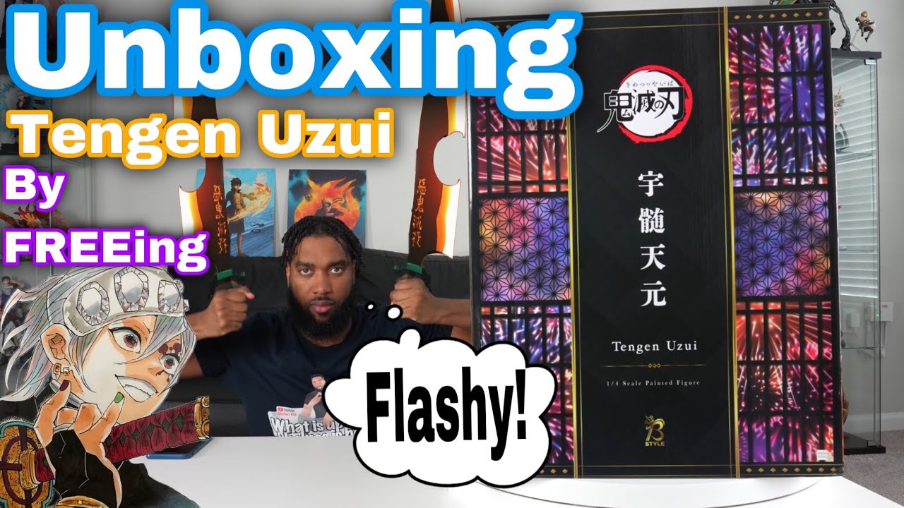 Demon Slayer Unboxing | Huge!! Tengen Uzui 1/4 Scale B-Style Figure by ...