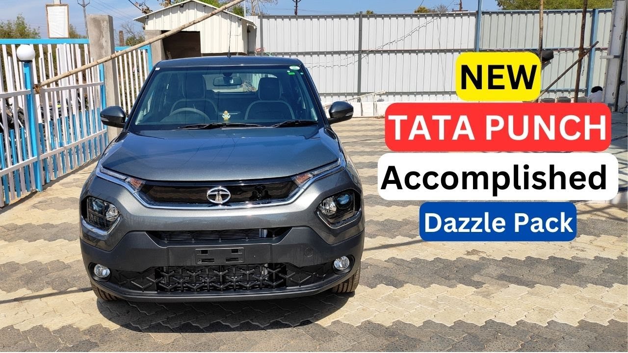 Tata Punch Accomplished Dazzle ️| Punch Second Top Model Review 🔥 ...