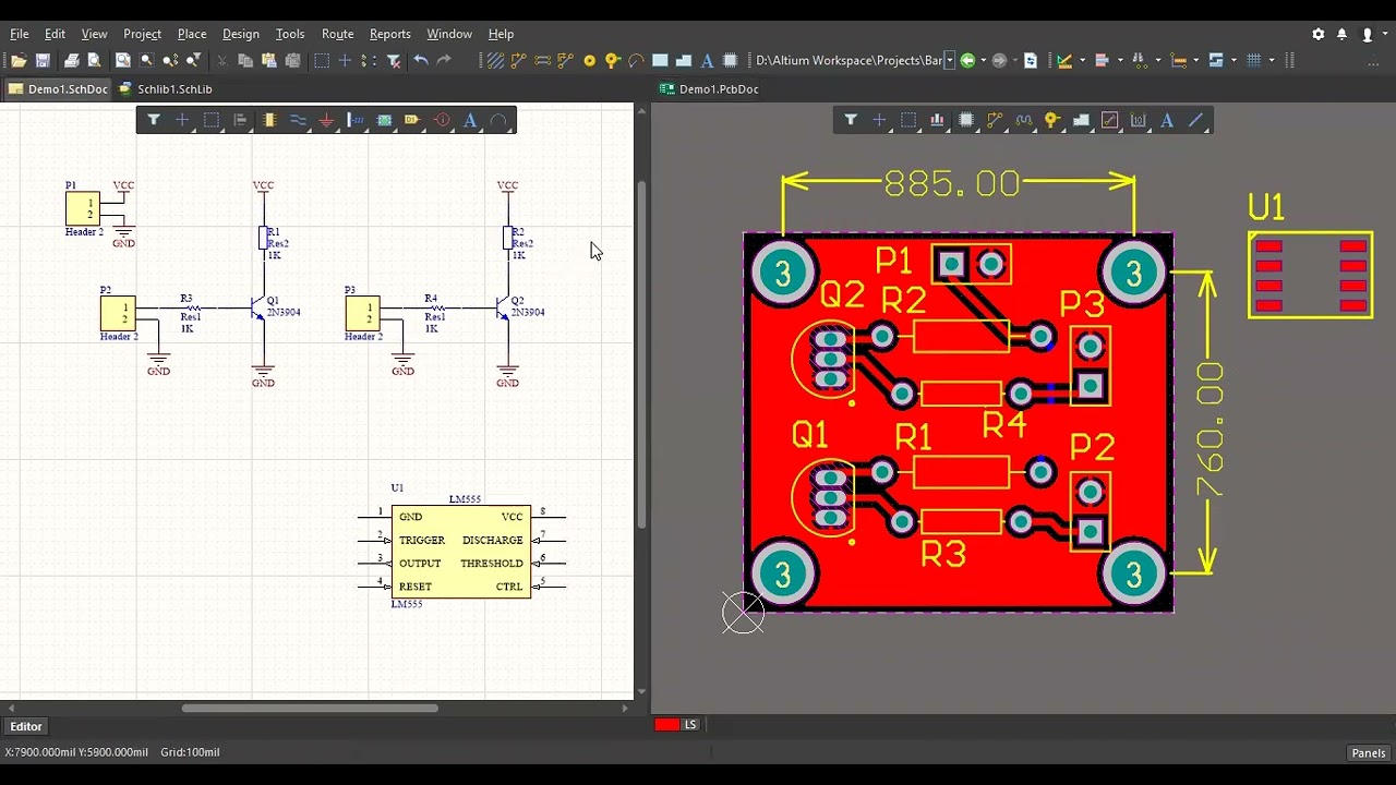 Altium Designer Polygon Pour - YouTube