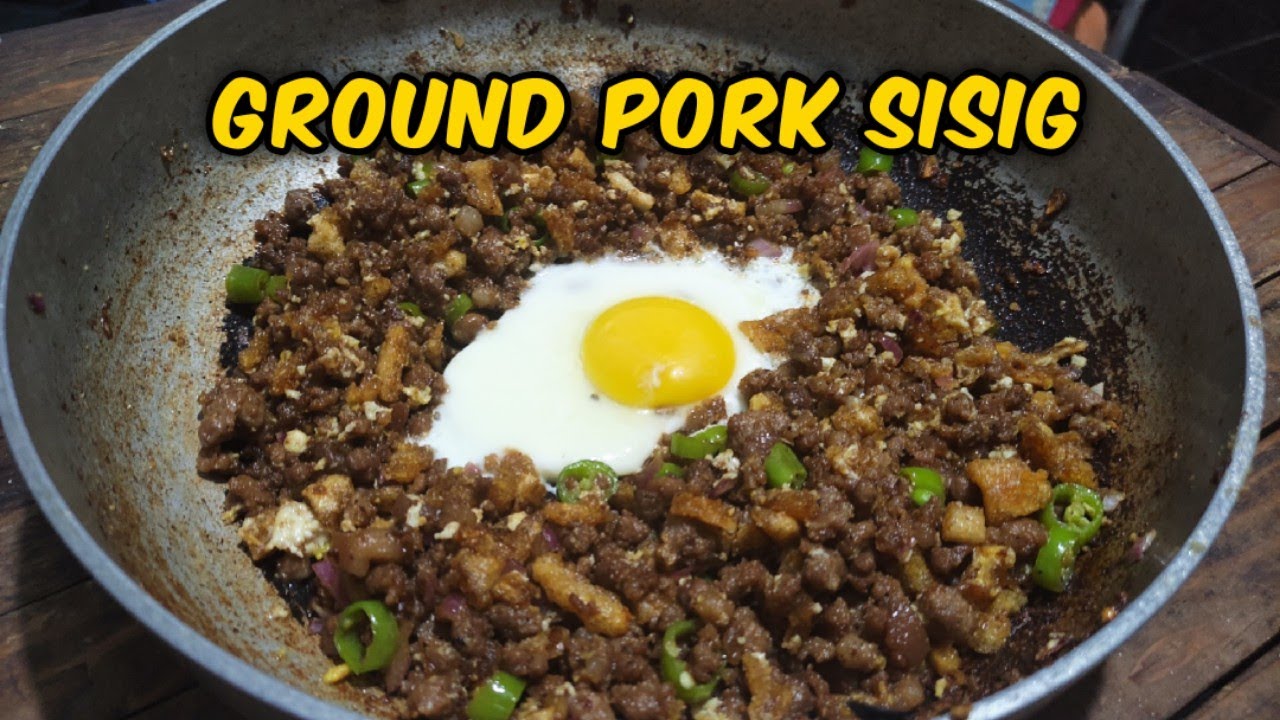 Easy and quick Ground pork sisig recipe (CwB #7) - YouTube