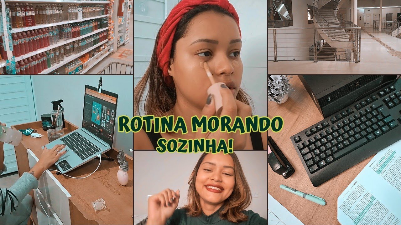 ROTINA MORANDO SOZINHA: arrumando a casa toda, aula do mestrado ...