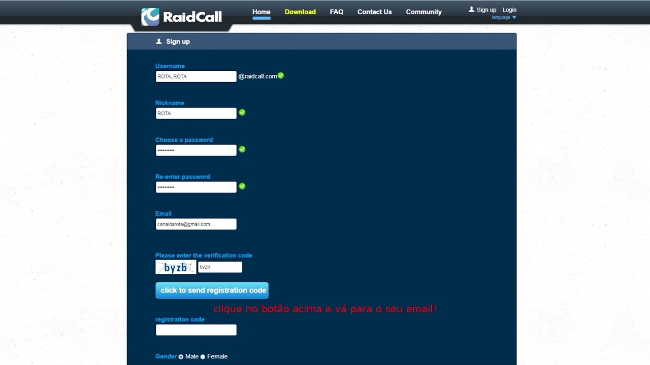 Tutorial de Como baixar RaidCall!!! PT-BR - YouTube