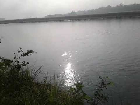 Rapti River ( two peoples swimming)