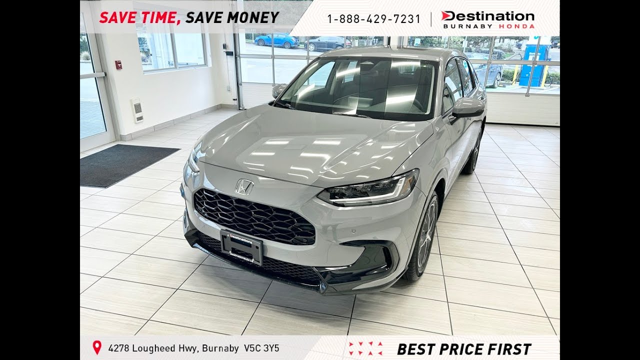 2024 Honda HR-V EX-L NAV - Urban Grey - YouTube