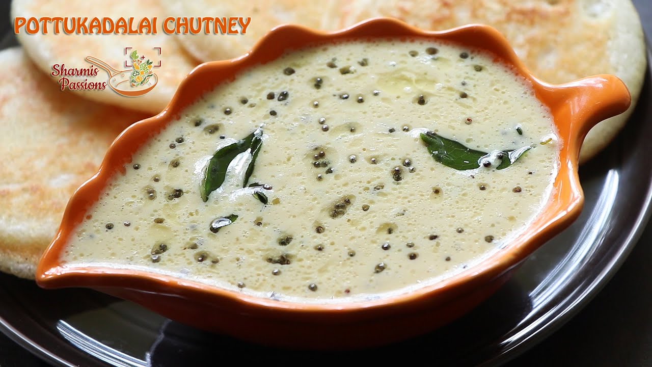 Pottukadalai chutney recipe | Roasted gram dal chutney - YouTube