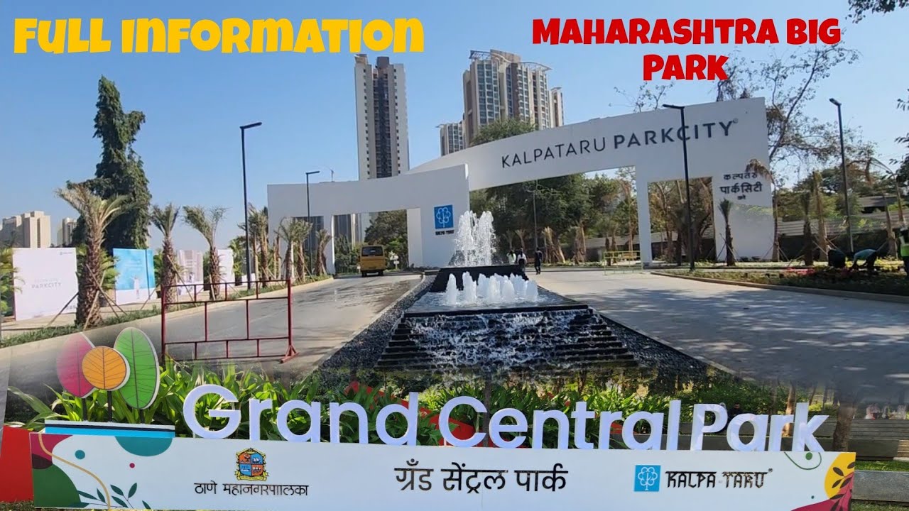 Grand Central Park Namo Garden Thane ll New York Style Park in Thane ...