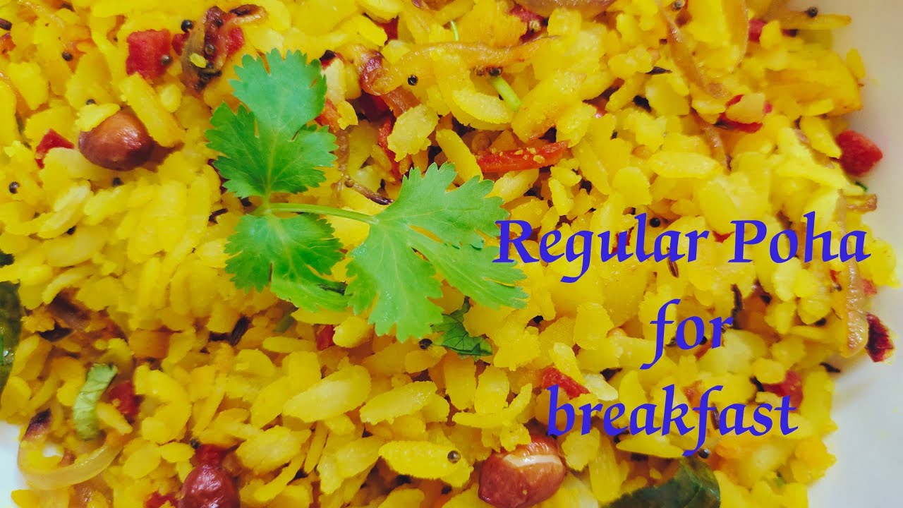 Regular Poha|best breakfast poha recipe - YouTube