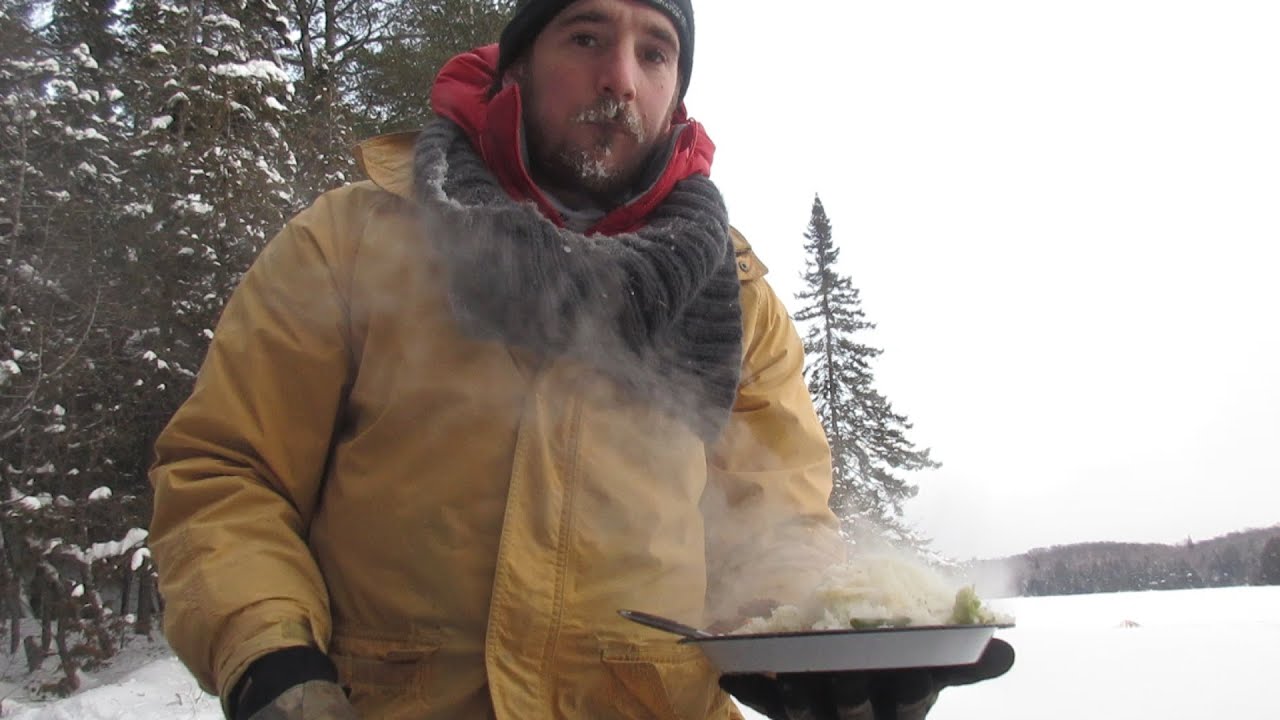 Catch n Cook Trout - EXTREME Cold Alert Ice Fishing - We Fish, Fire ...