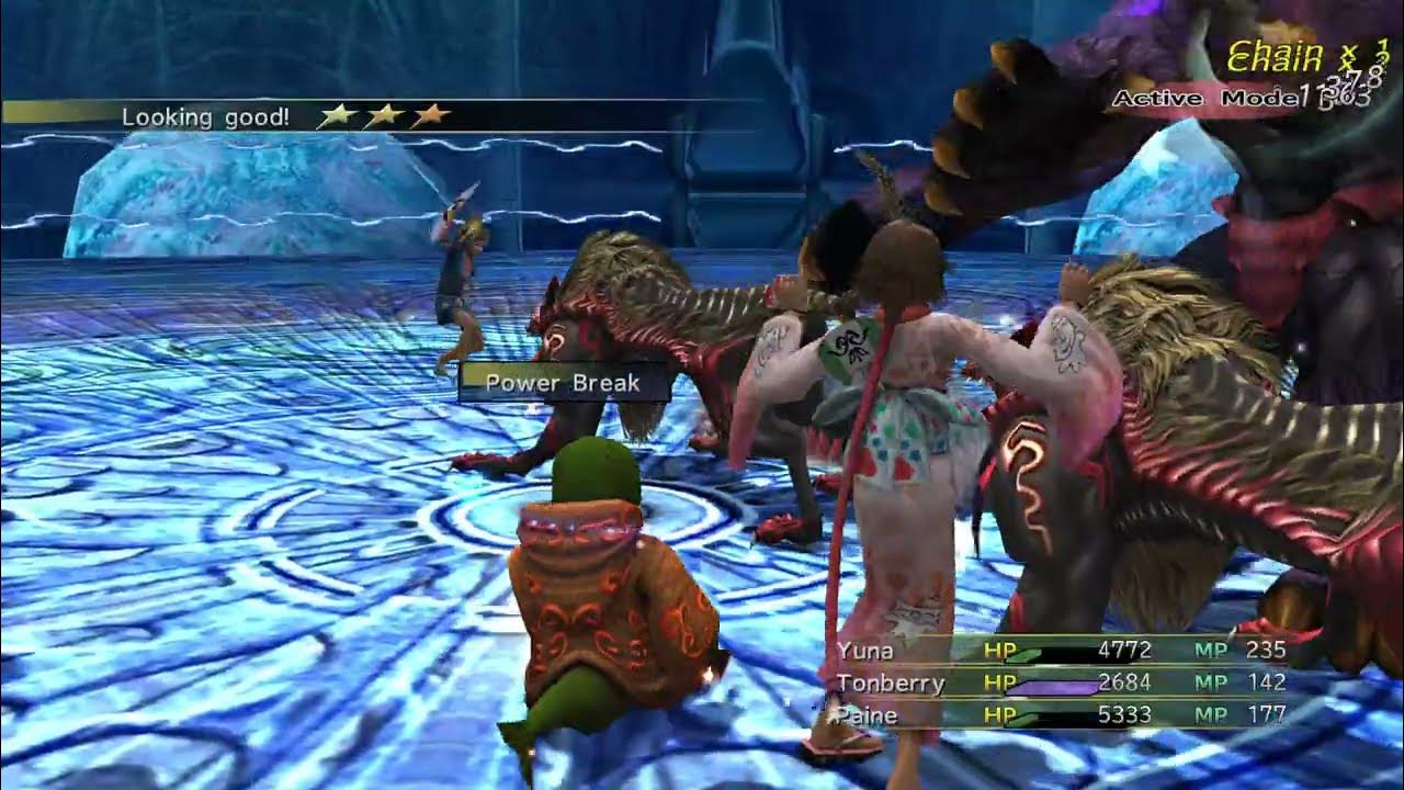 Final Fantasy X-2 HD Remaster - PlayStation 4 - Fiend Arena - Gullwings Versus Hellbreeders ...
