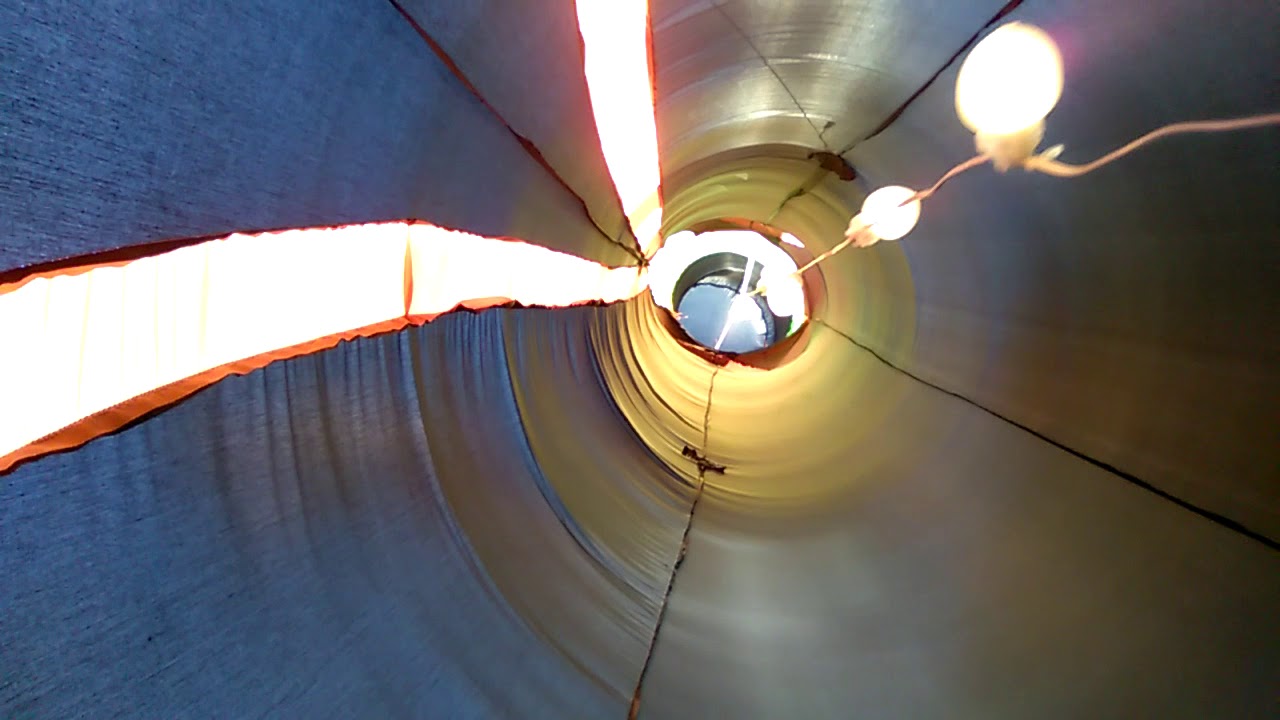 Inside my pumpkin scrooge Halloween inflatable - YouTube