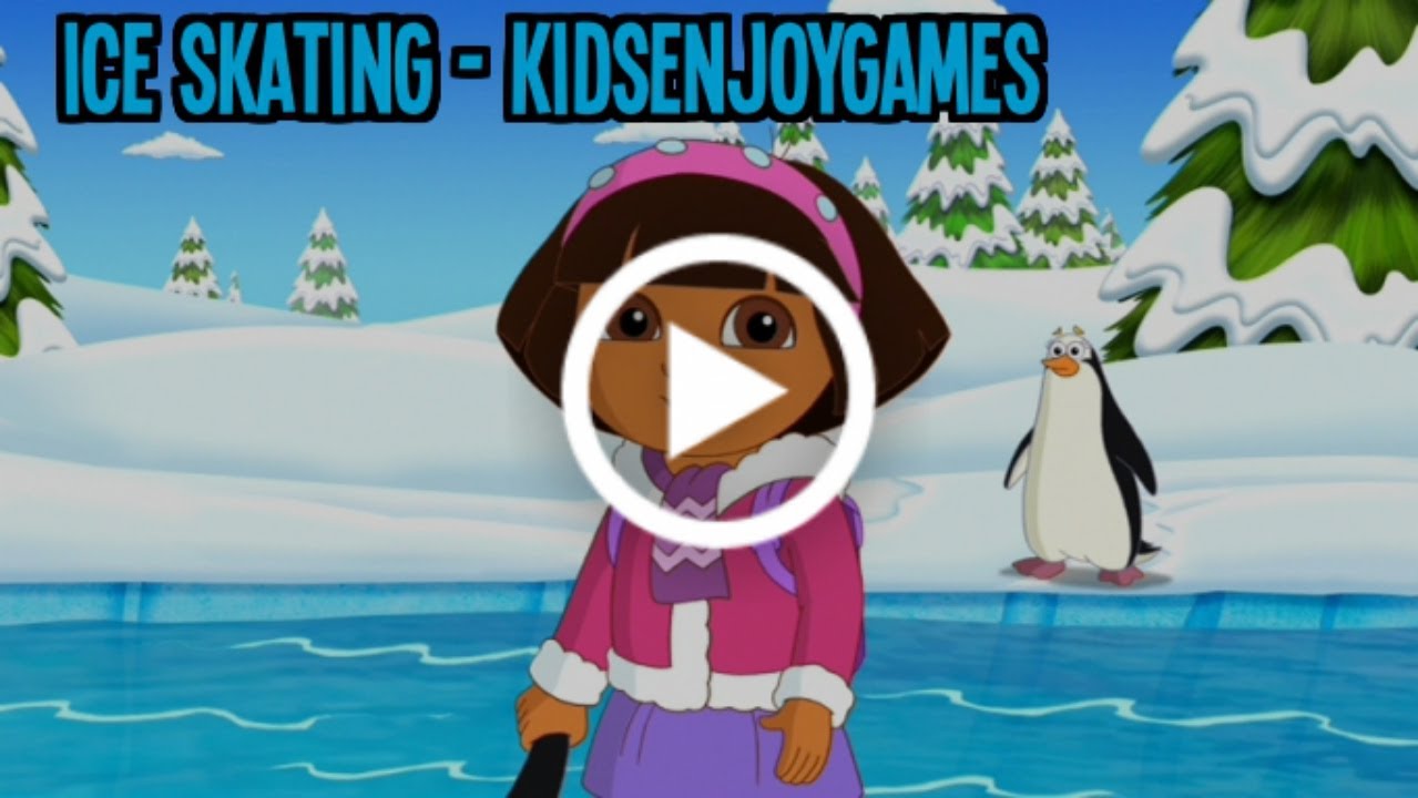 Dora's Ice Skating Spectacular Game Movie for Children - YouTube