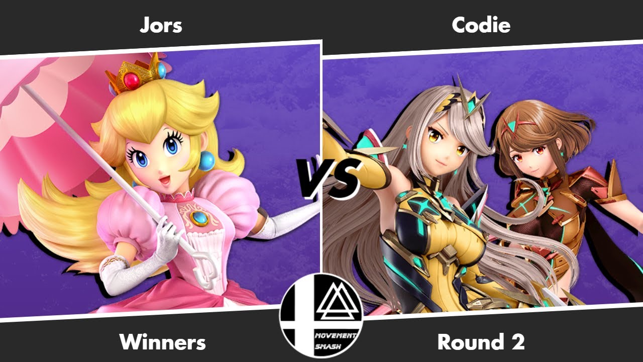 Movement Smash # 150: Jors (Peach) vs codie (Pyra/Mythra, Fox) - YouTube