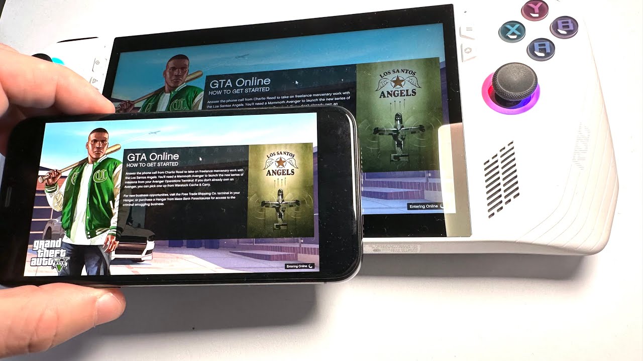 Asus Rog Ally Remote play Steam iPhone - YouTube