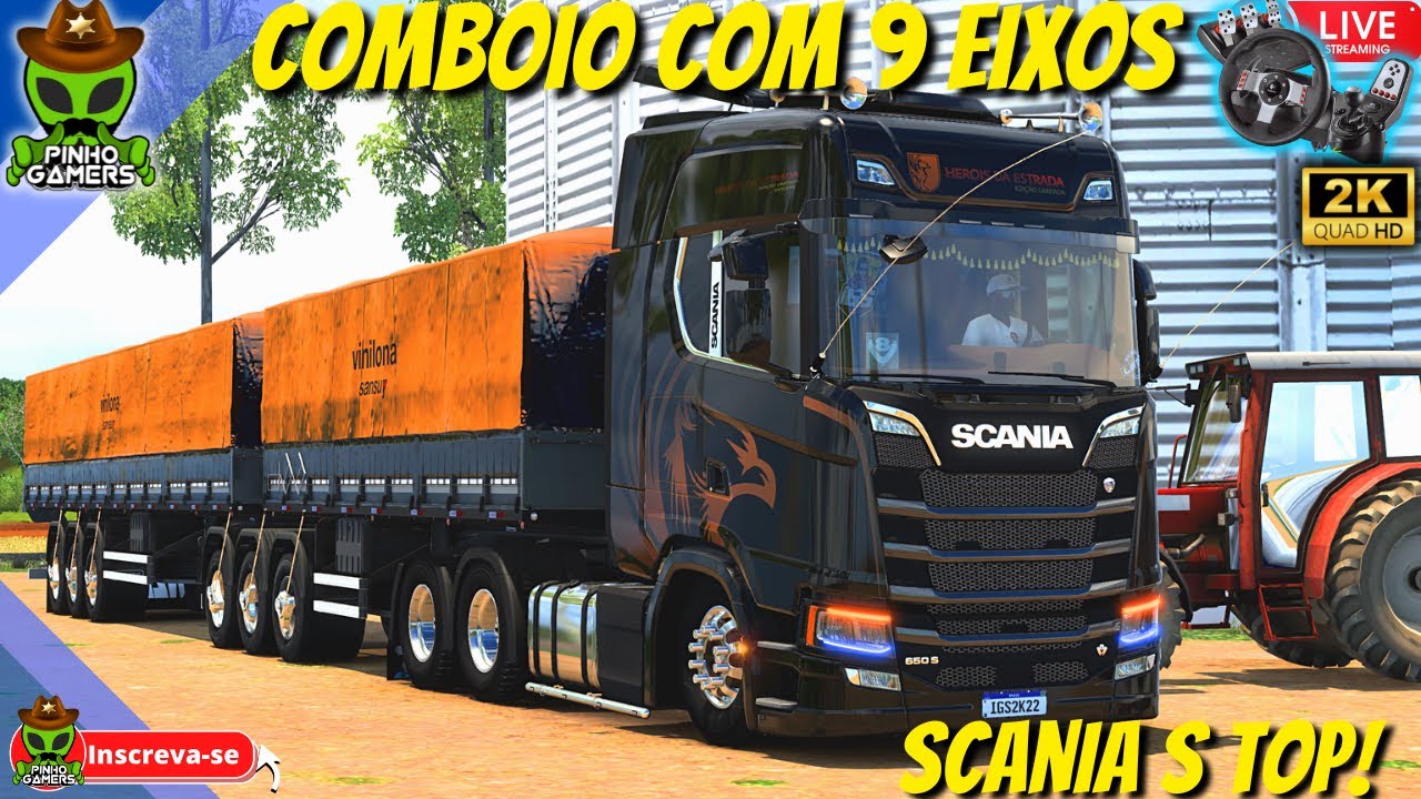 SCANIA NTG CABINE S QUALIFICADA DE ACORDO NO BITREM 9 EIXOS - YouTube