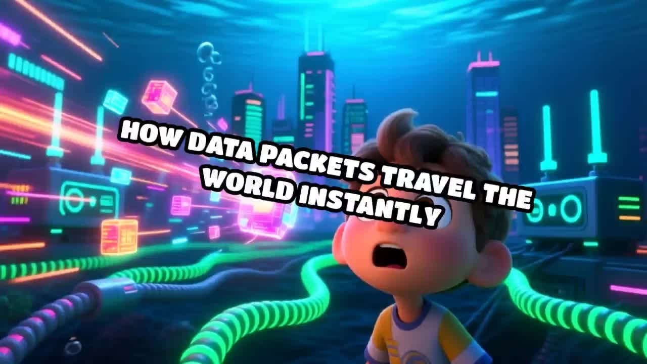 How Data Packets Travel the World Instantly - YouTube