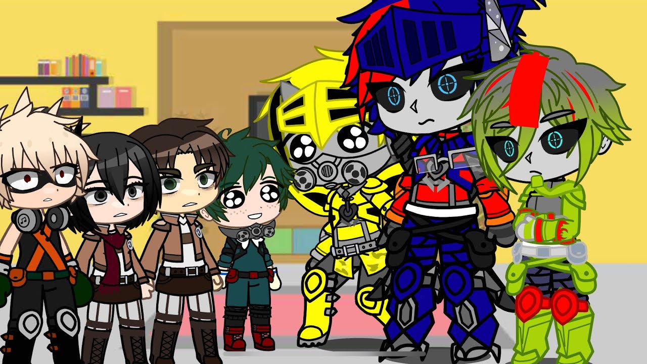 Gacha club react to transformers - YouTube