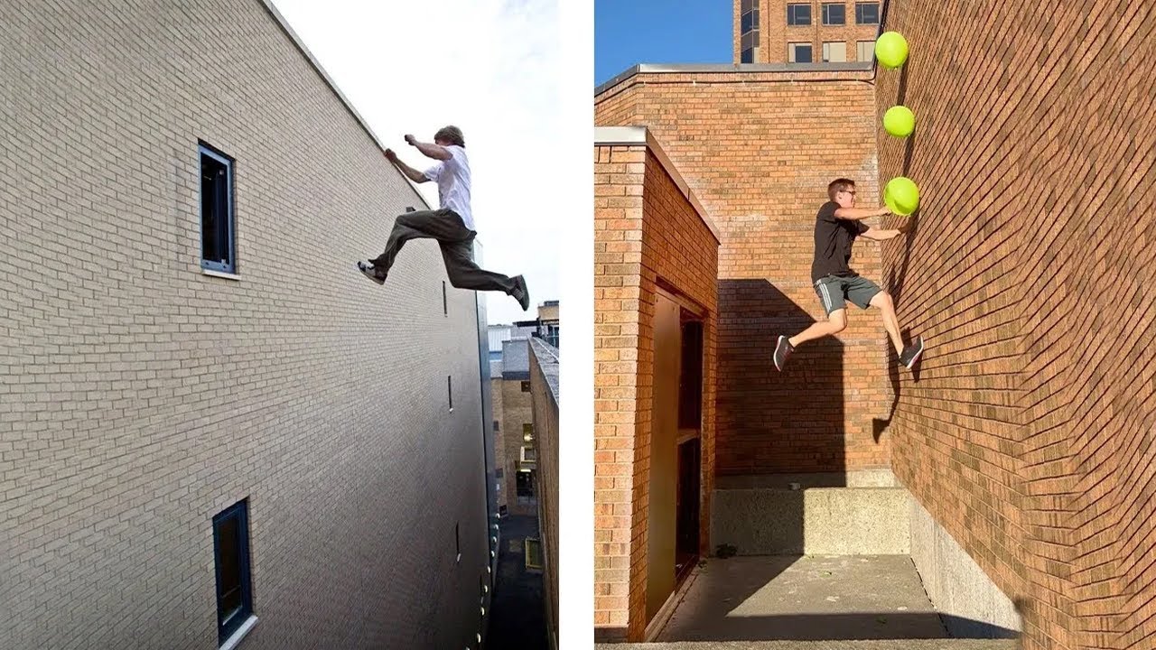 Cool and Funny Parkour Challenges - YouTube