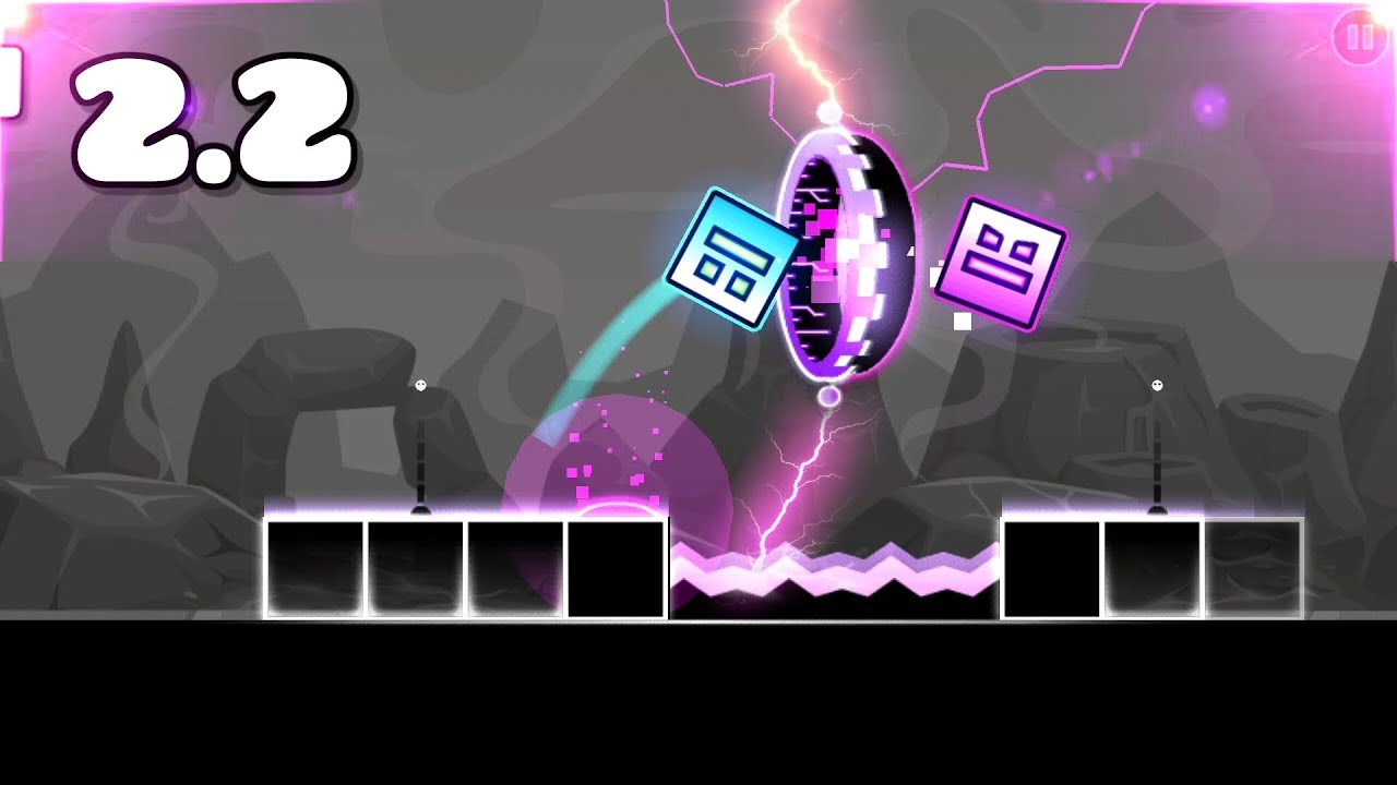 GEOMETRY DASH 2.2 : NEW DARKNESS PORTAL ( DARKNESS RISE PART 1 ) - YouTube