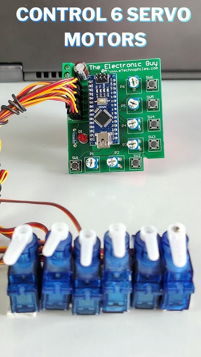 6 Channel Servo Motor Tester #arduino #robotics - YouTube