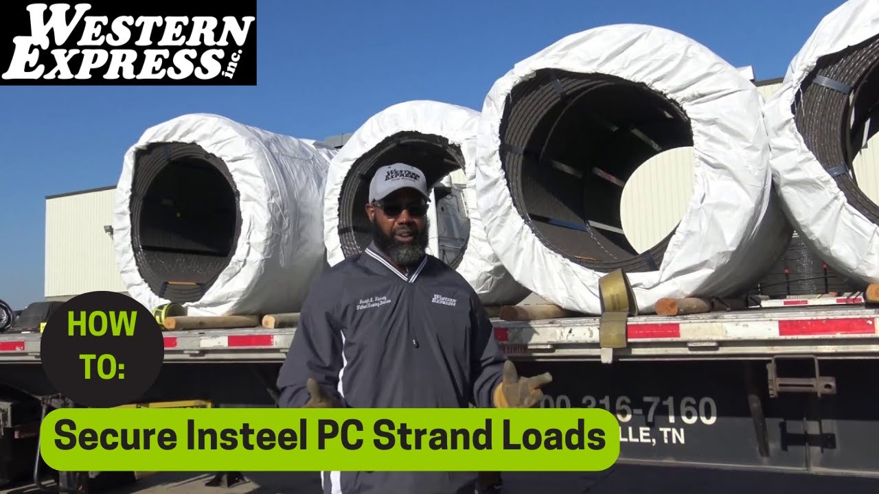 How to Secure Insteel PC Strand Loads - YouTube