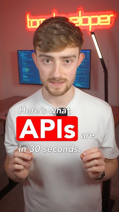 APIs explained in 30 seconds 💻 #coding #programming #tech - YouTube