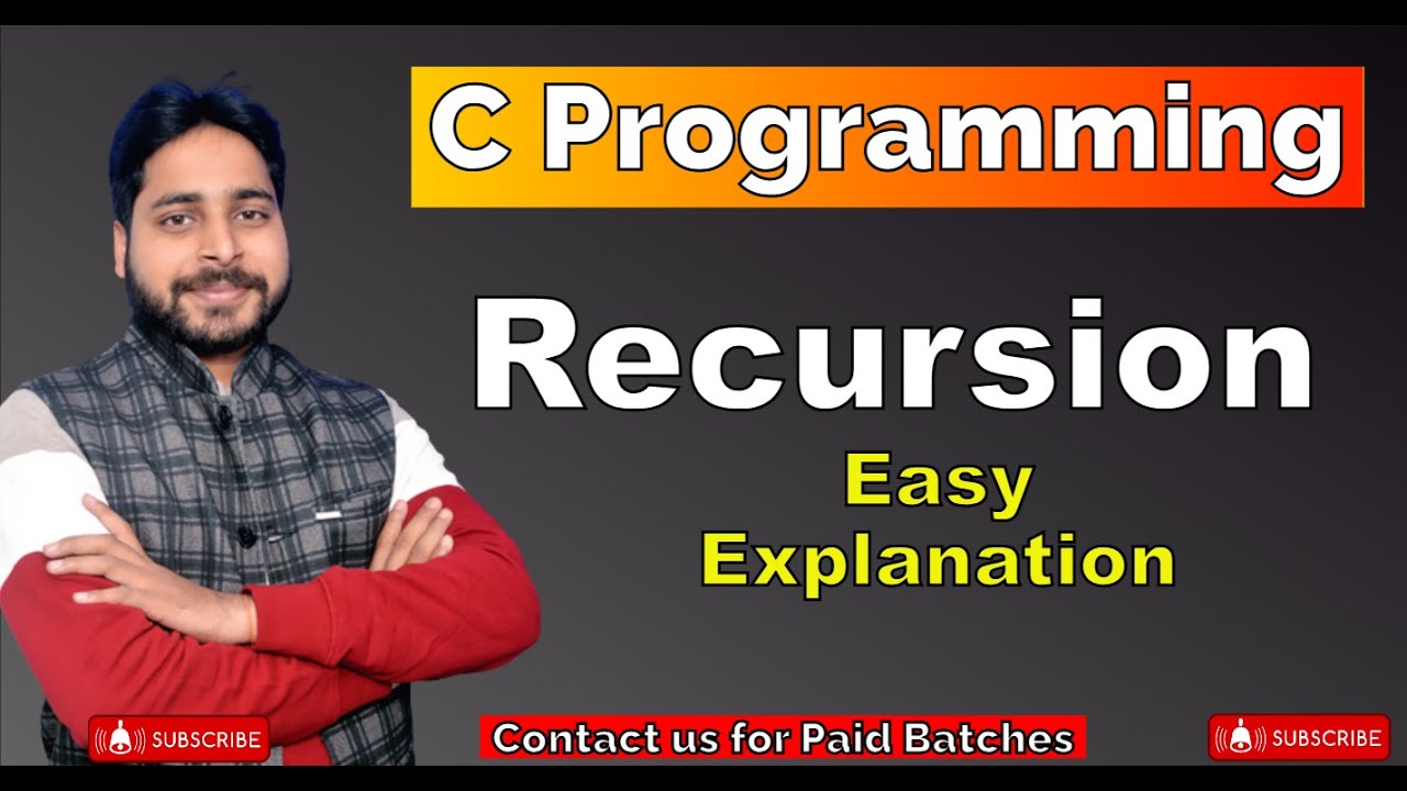 Recursion In C C Programming Recursion One Shot Programs On 0367
