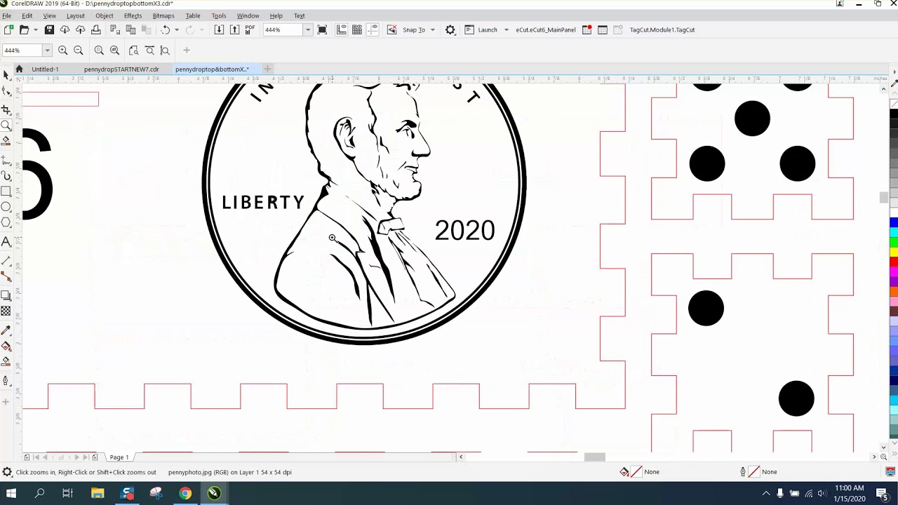 Corel Draw Tips & Tricks Penny Drop Game Part 4 - YouTube