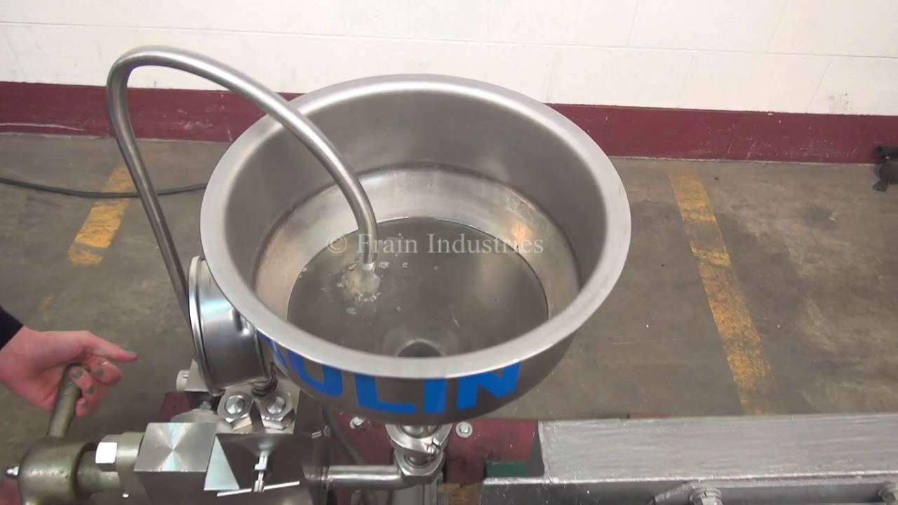 Gaulin Model 15M 8TBA Single Stage Homogenizer Demonstration - YouTube