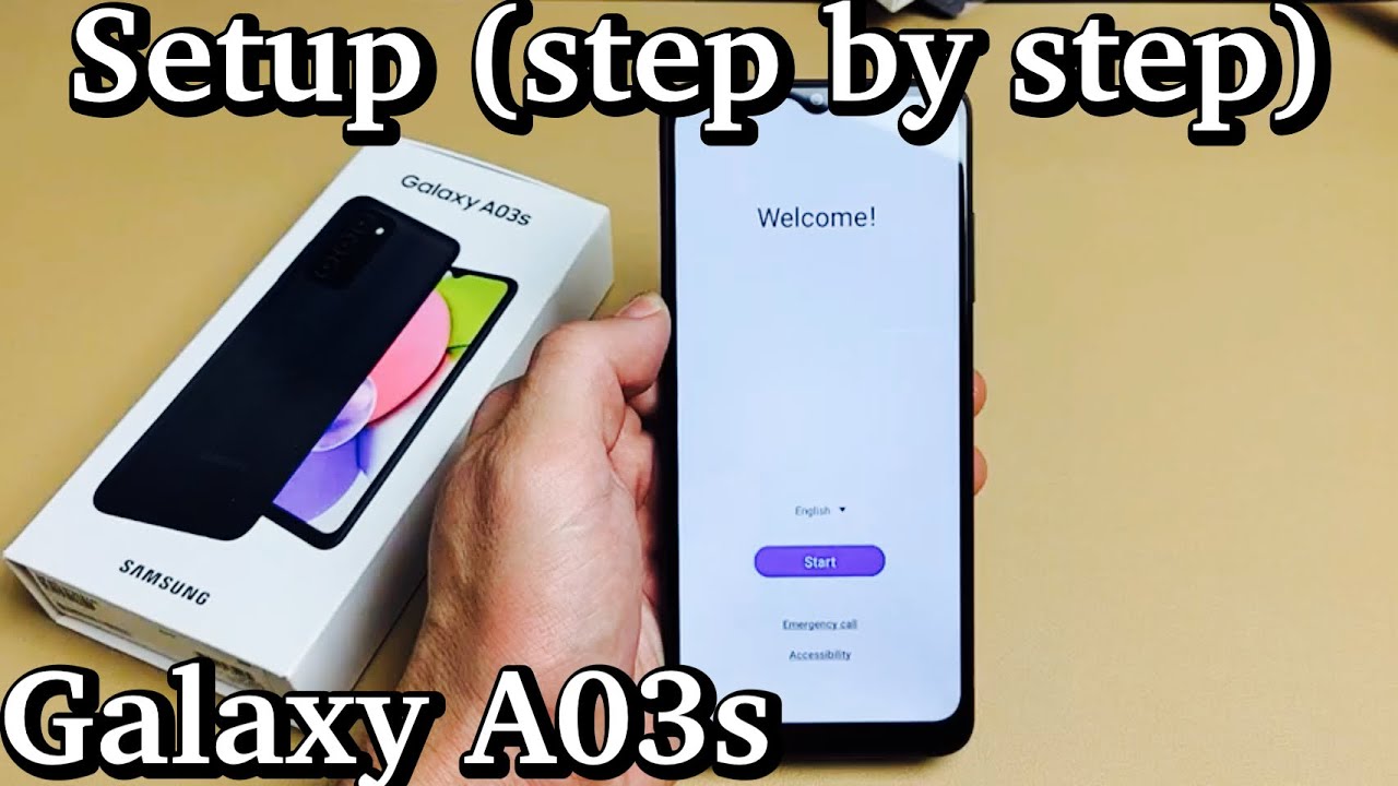Galaxy A03s: How to Setup (Step by Step for Beginners) - YouTube
