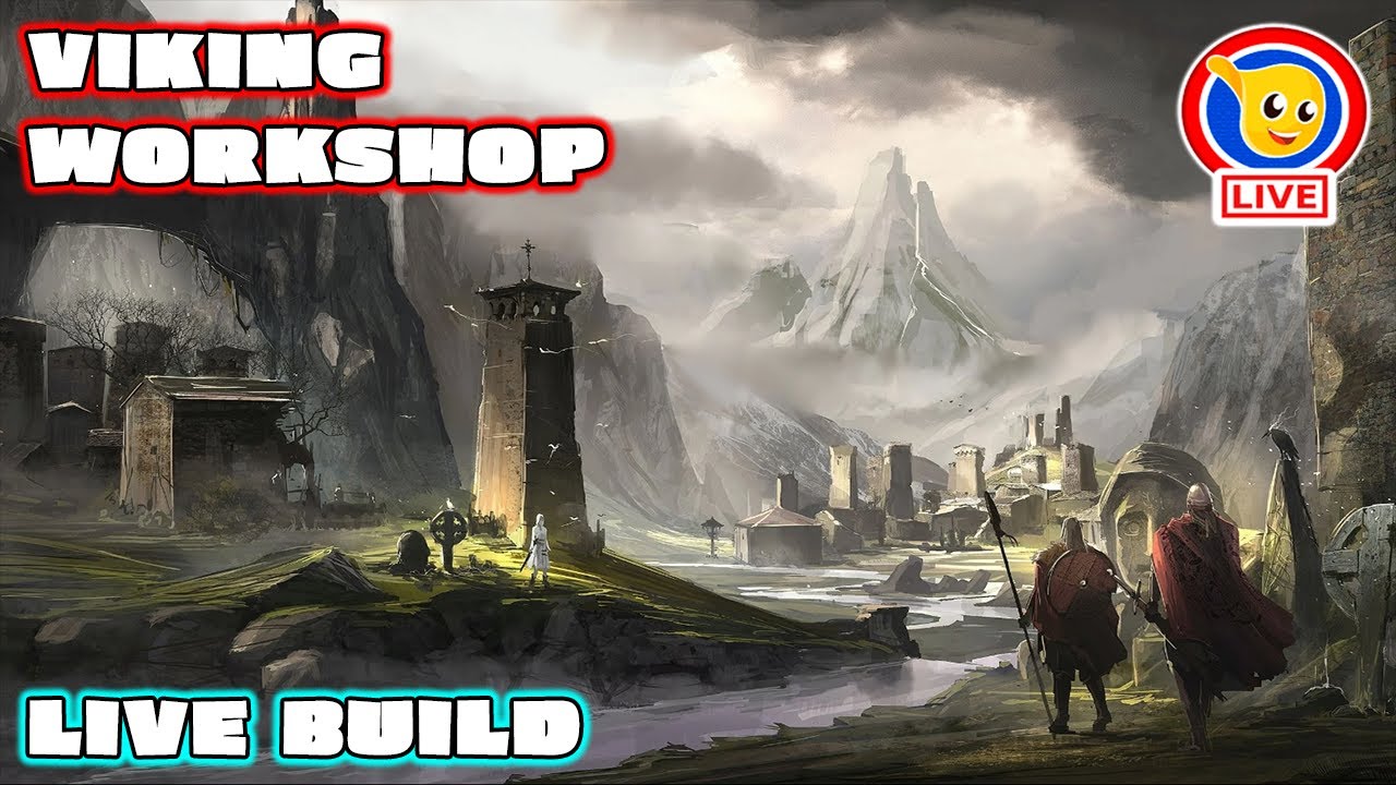 Ark: Viking Workshop Live Build - YouTube