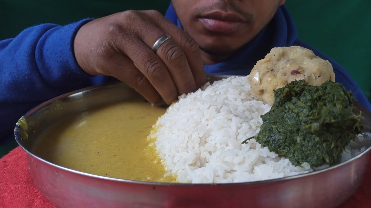 Aaj/Chawal/Dal/Sarso Ke Sag/Aloo Ka Bhorta - YouTube