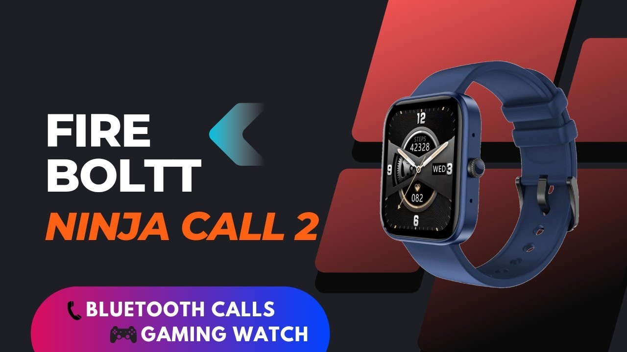 Fire Boltt Ninja Call 2 Smart Watch | Bluetooth Calls Smartwatch ...