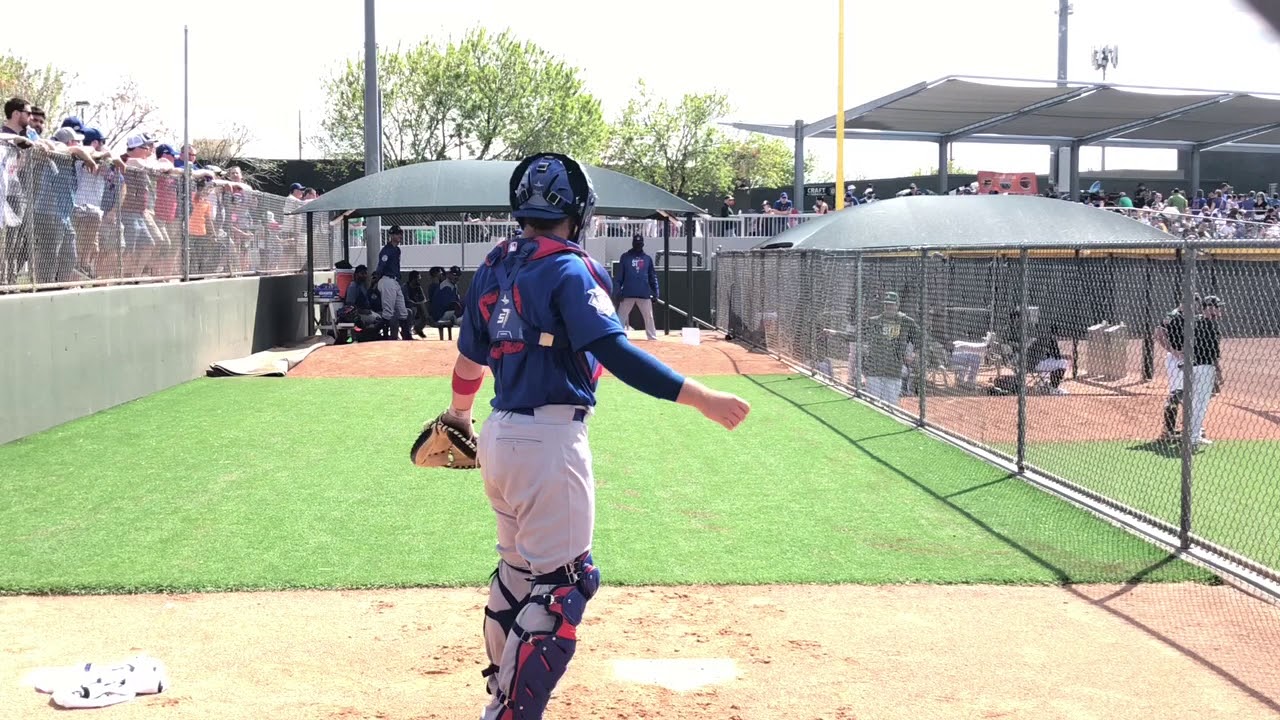 Kyle Ryan warms up Spring Training 2018 - YouTube