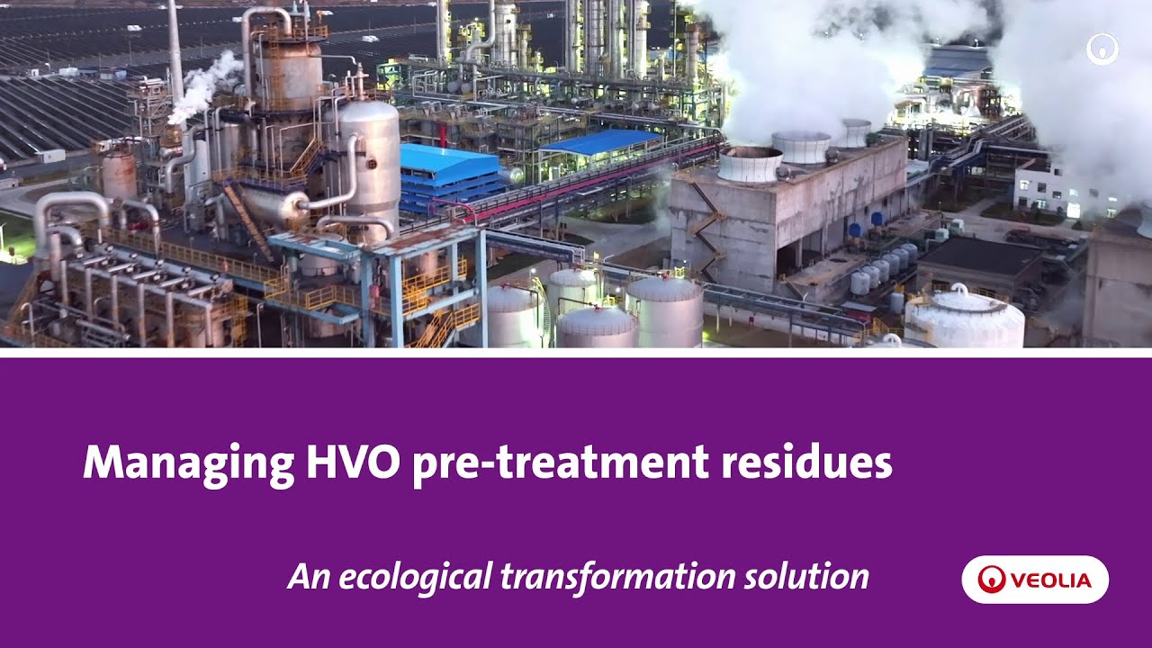 Managing HVO pre-treatment residues | Veolia - YouTube