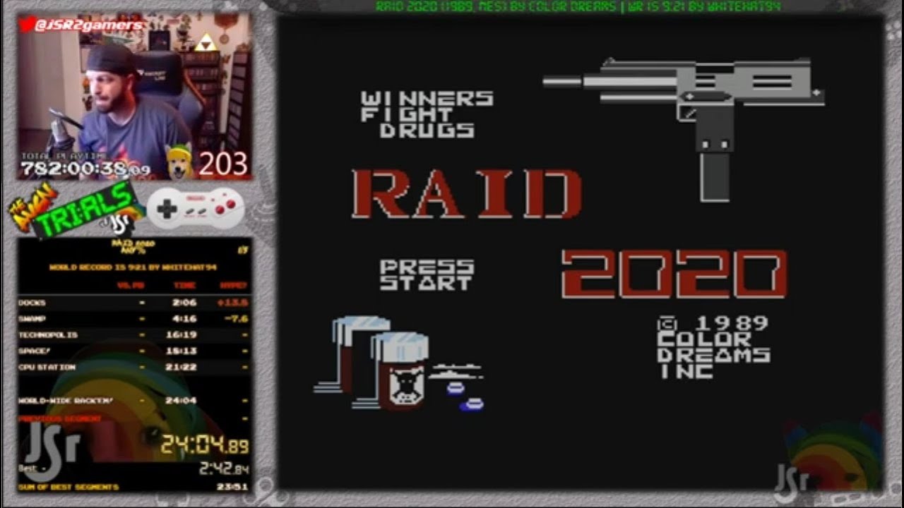 #75: Raid 2020 Speedrun in 14:08! (NES Unlicensed Game) | The AVGN Trials of JSR - YouTube