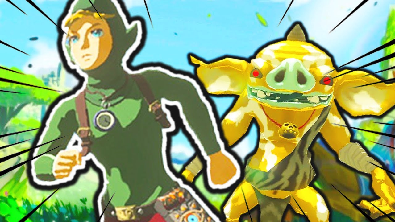 SPEED RUNNING Zelda Breath Of The Wild Master Mode! - YouTube