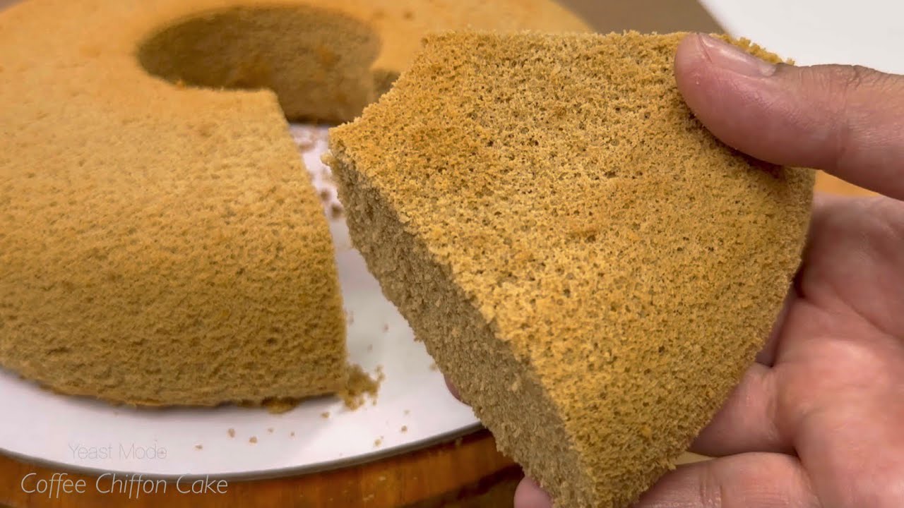 COFFEE CHIFFON CAKE Easy Recipe - YouTube