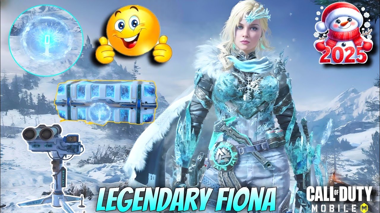 🤯Season 11 Legendary Fiona Lobby intro & All Rewards | CoD Mobile ...