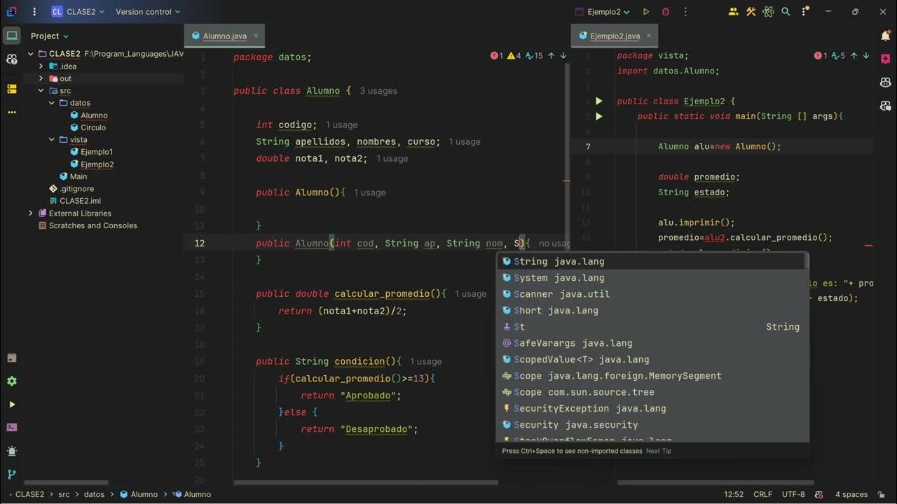 Constructor con Parámetros (Ejercicio 3) | Programación Orientada a Objetos (POO) en Java ☕💻 ...