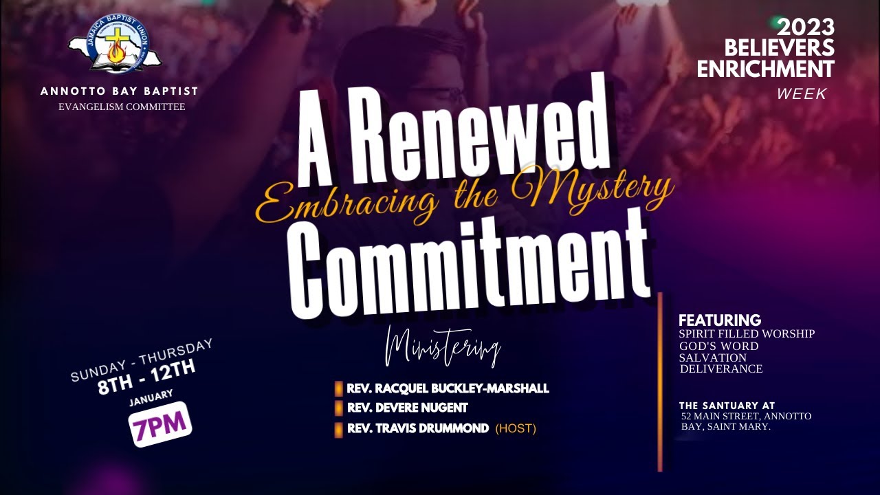 Embracing the Mystery: A Renewed Commitment | Believers Enrichment Week ...