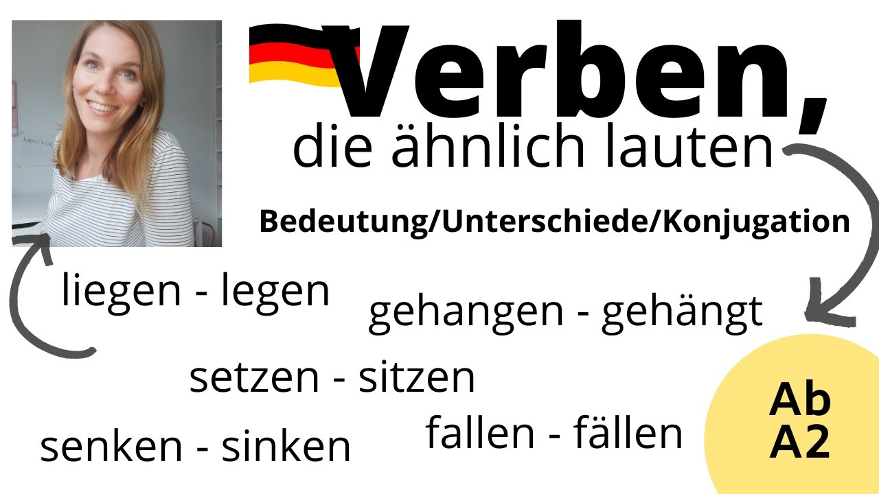 Wortschatz erweitern - ÄHNLICHE VERBEN (Bedeutung, Konjugation und ...