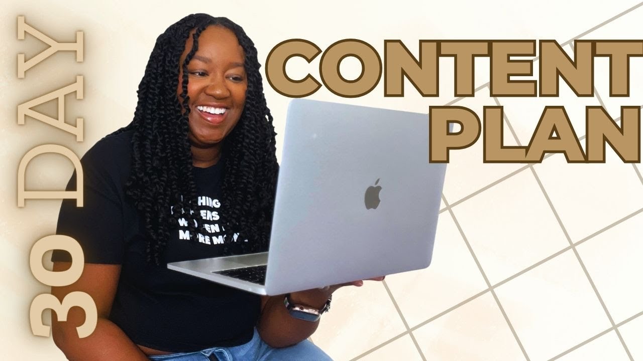 How to Plan A Month of Content - YouTube