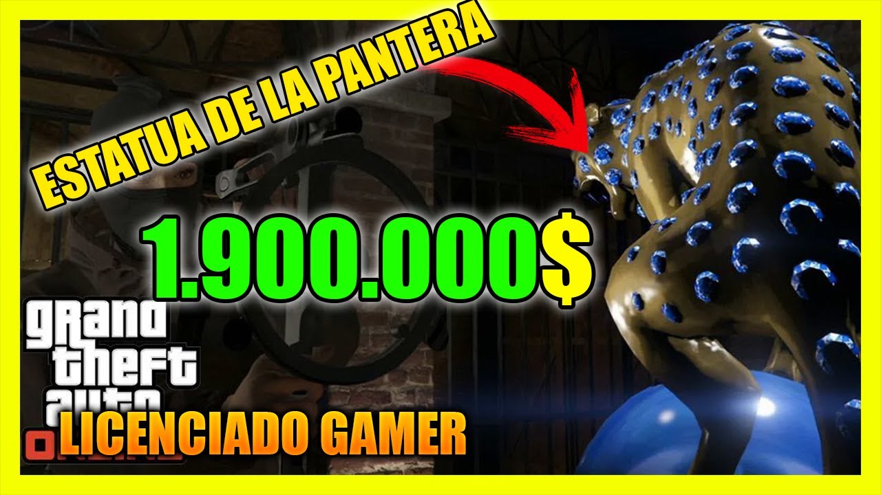 PRONTO 😱ESTATUA de la PANTERA GOLPE CAYO PERICO GTA 5 ONLINE (PS4) 2021 ...